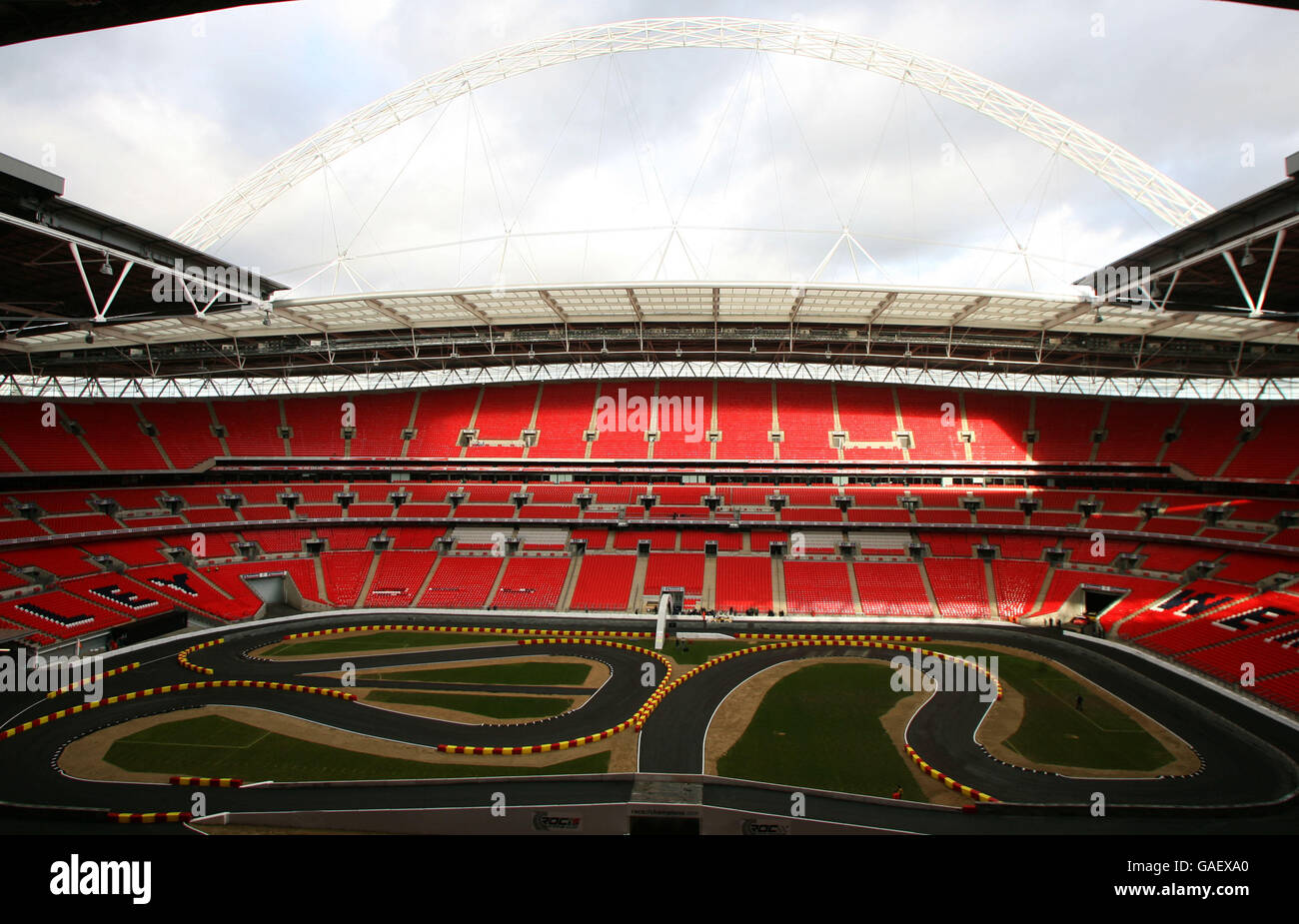 Motor Racing - Race of Champions - Media Day - Wembley Stadium. Wembley ...