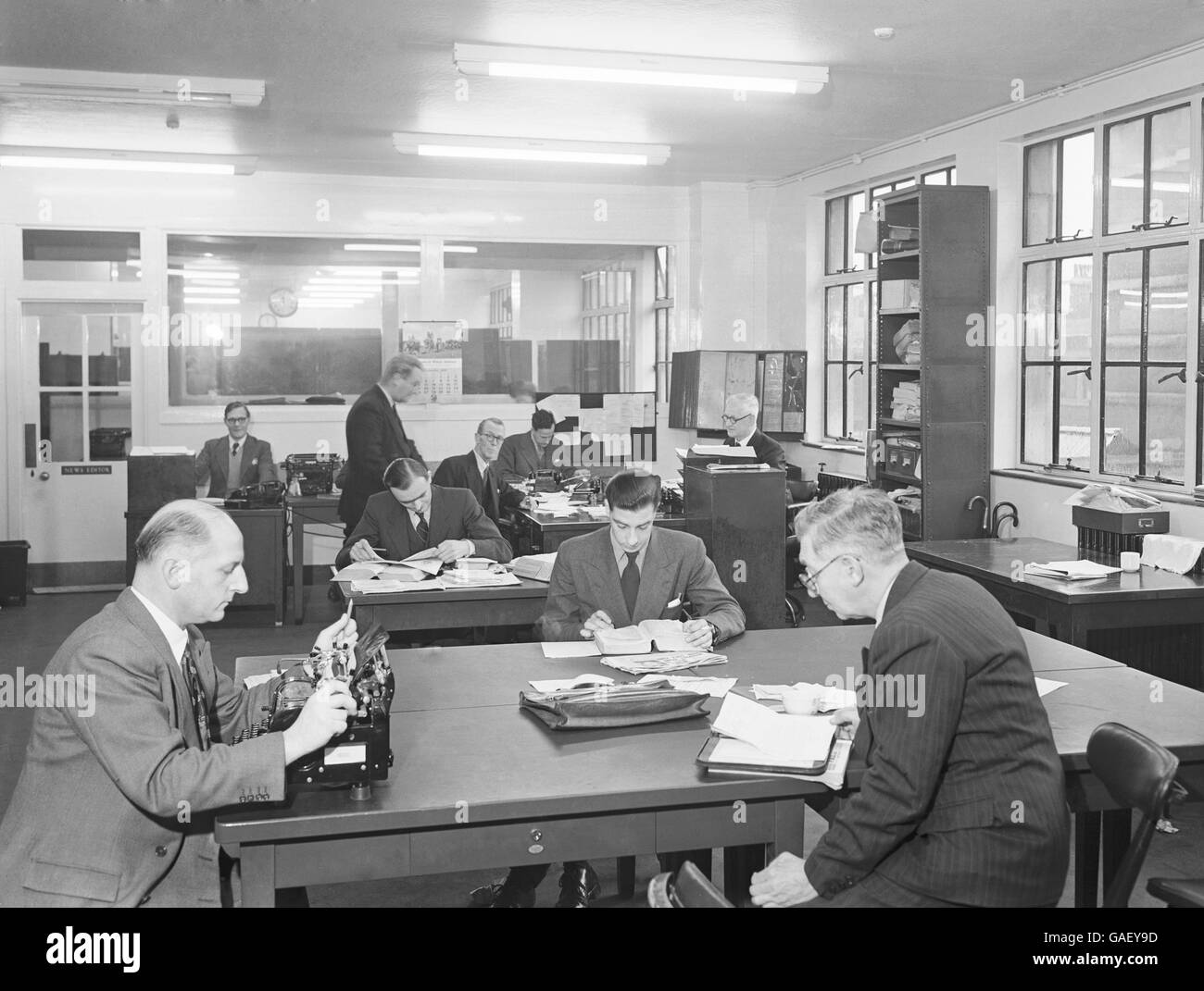 The Press Association, 1950's. The PA News Library Stock Photo - Alamy