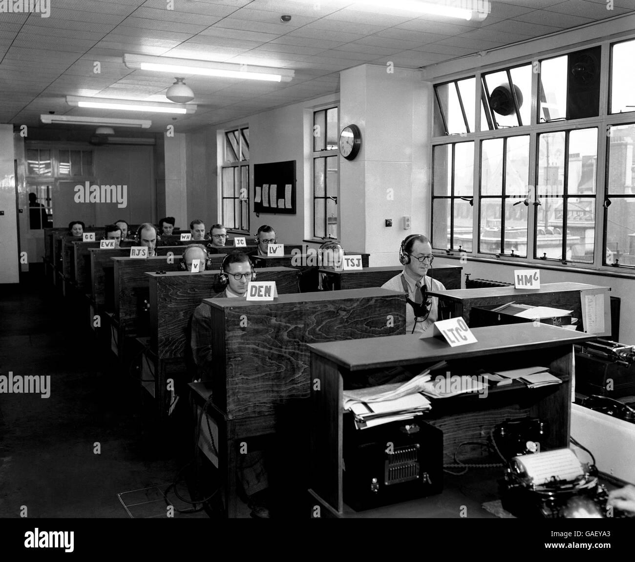 The Press Association - 1950's Stock Photo - Alamy