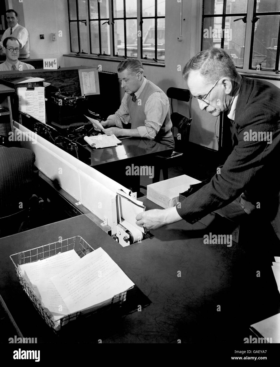 The Press Association - 1950's Stock Photo - Alamy