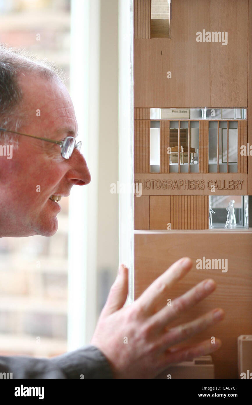 Architect John Tuomey of O'Donnell & Tuomey with a model of the new ...