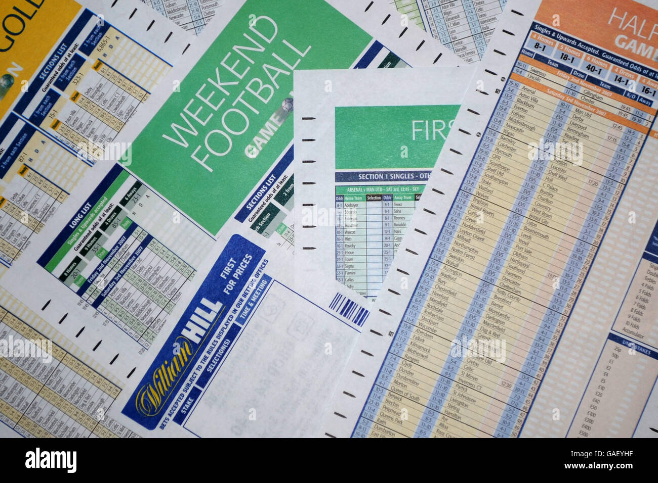 Betting Slips High Resolution Stock Photography and Images - Alamy