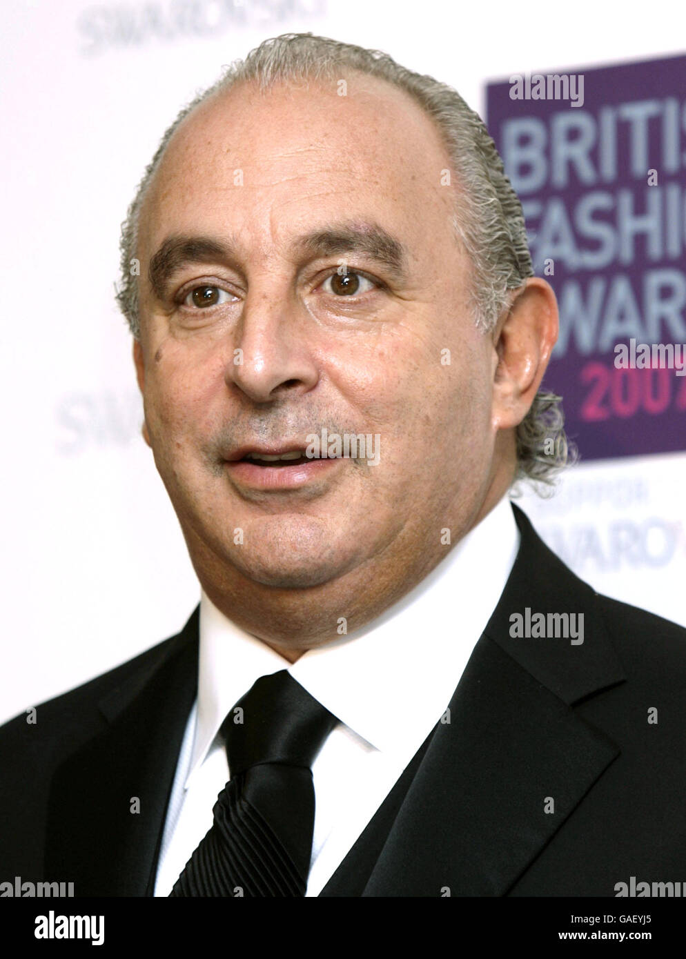 The British Fashion Awards - London. Philip Green arriving for the ...