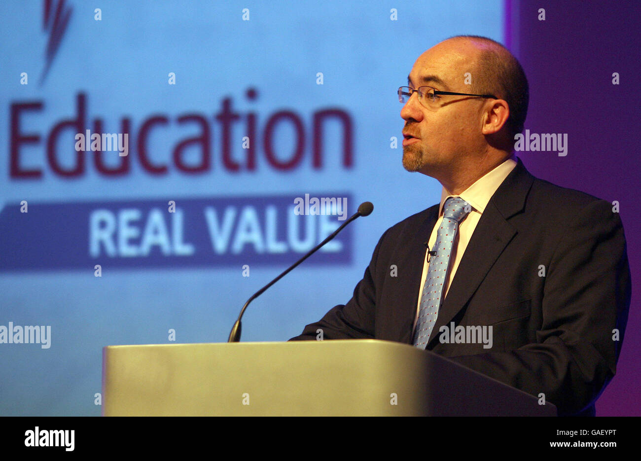 Minister of State for Schools and Learners Jim Knight speaks at the ...