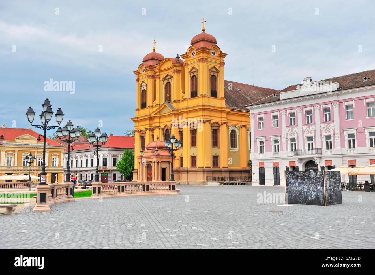 View of Timisoara old town, Romania Stock Photo - Alamy