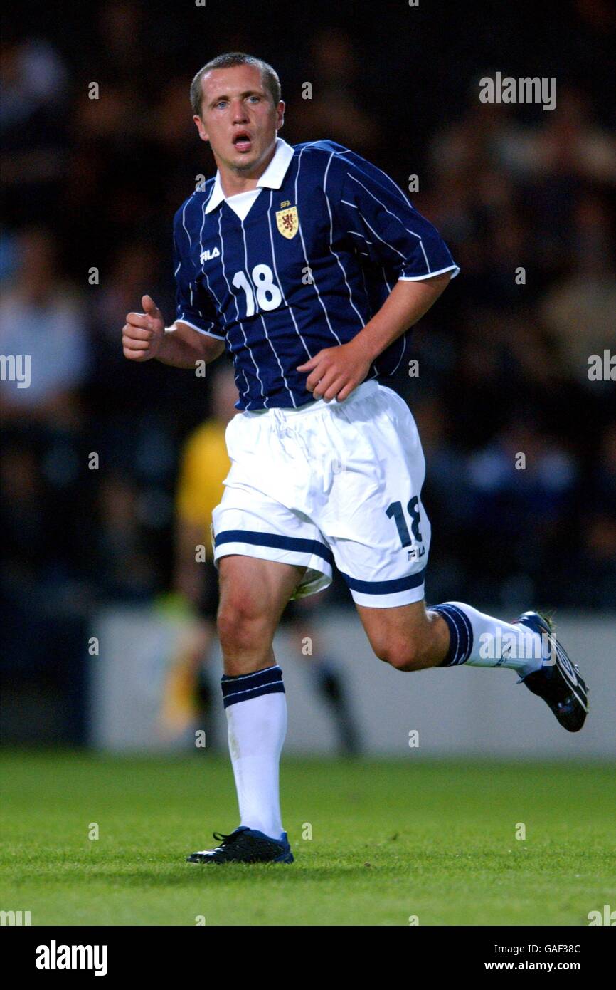 Scotland's Scott Severin in action during his team's 1-0 defeat against ...