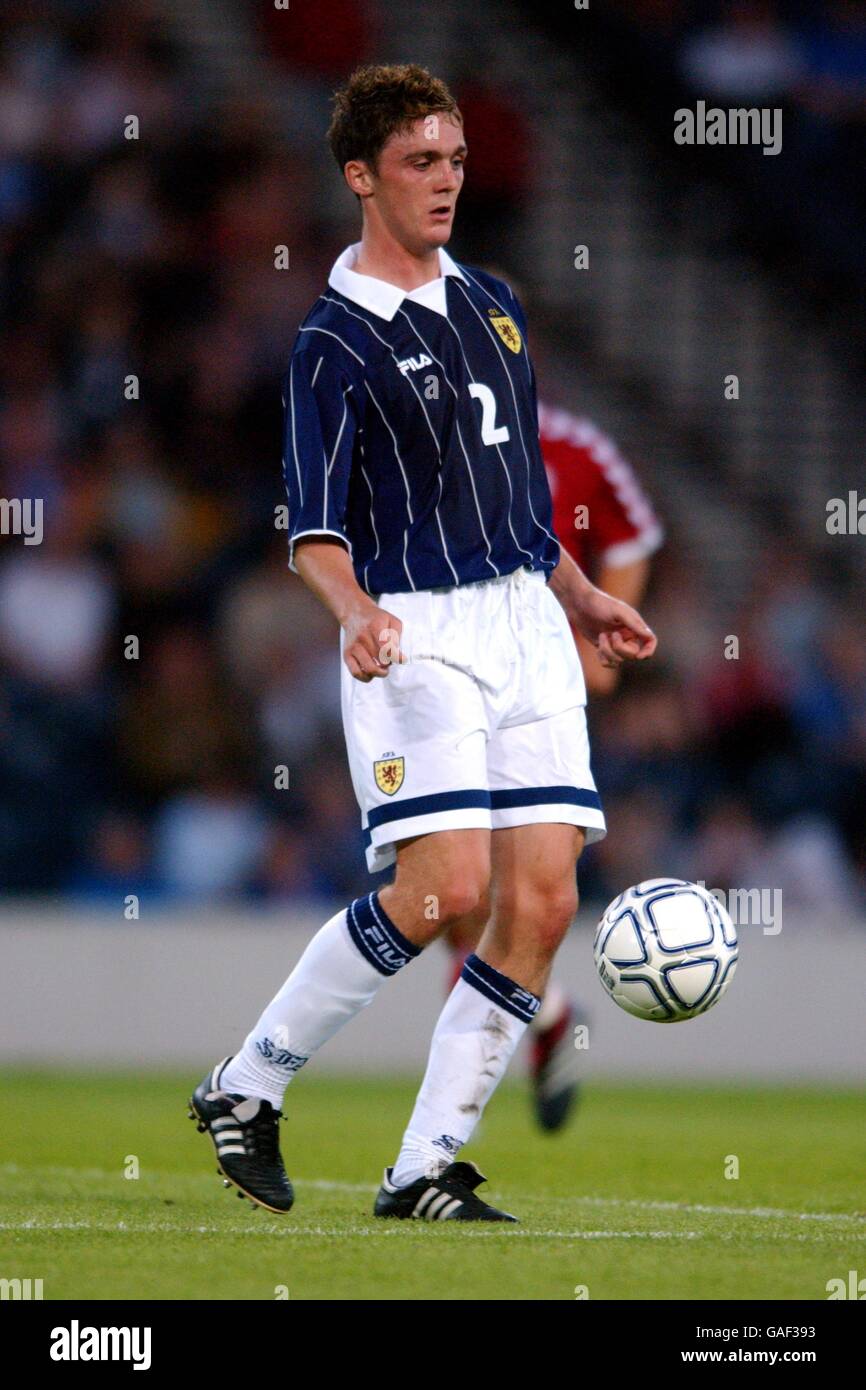 Scotland's Maurice Ross in action during his team's 1-0 defeat against ...