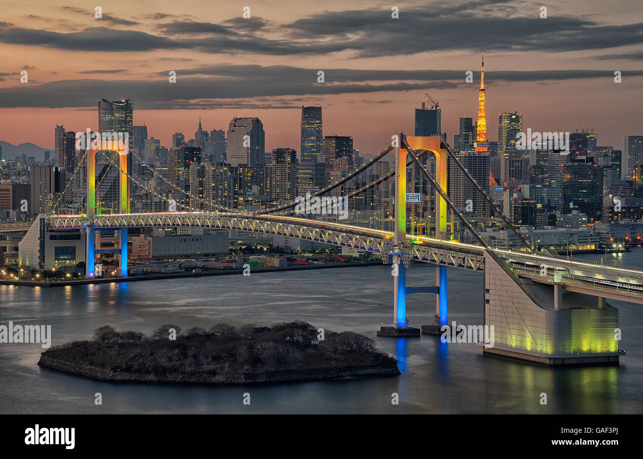 Rainbow Bridge, Tokyo Stock Photo - Alamy