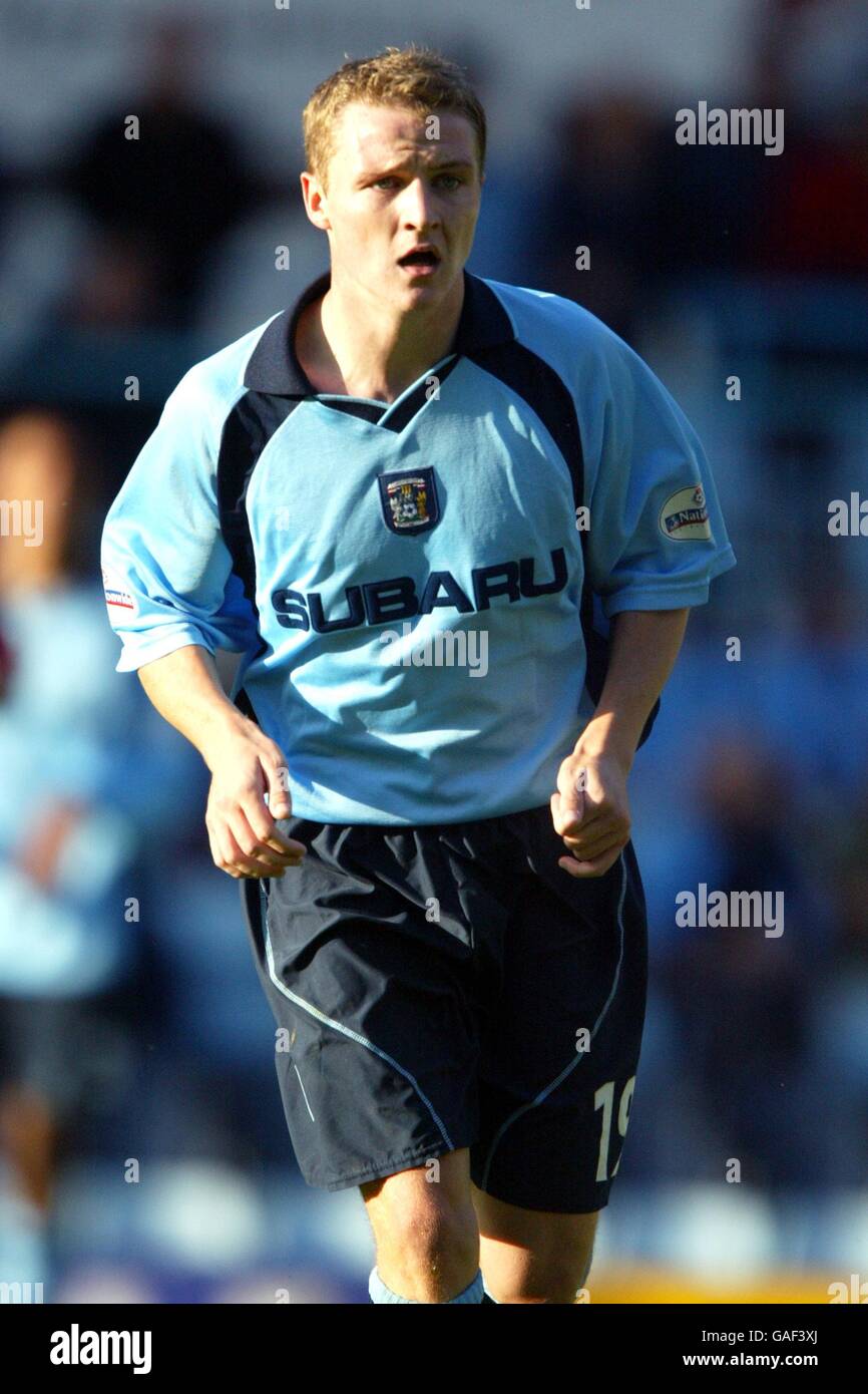 Coventry City's Gary McSheffrey in action during the 1-0 defeat at home ...
