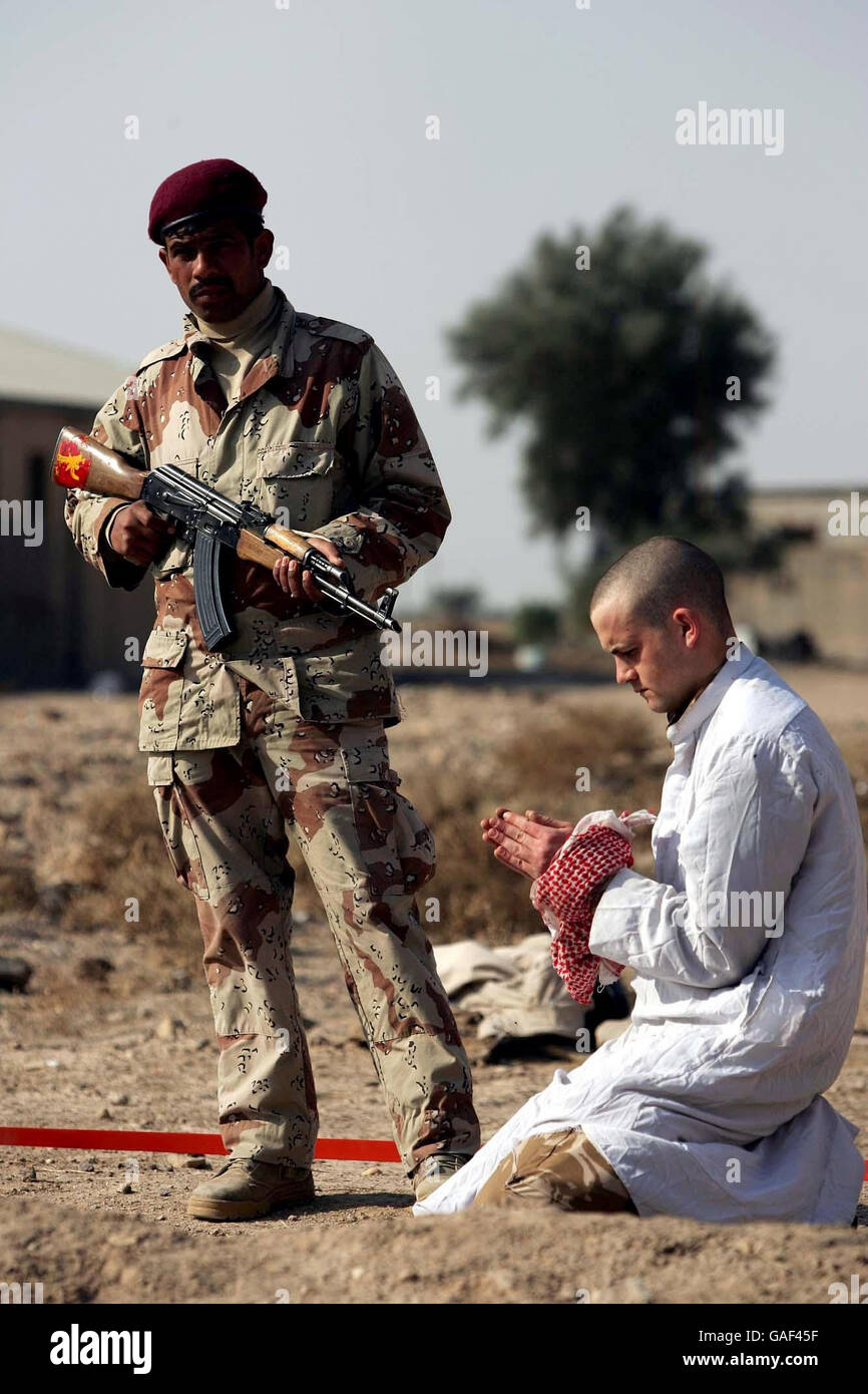 British handover control of Basra Stock Photo - Alamy