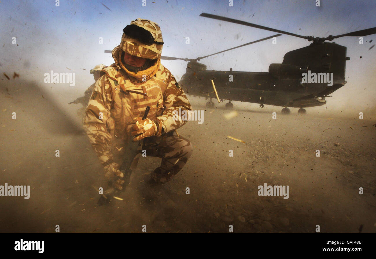 Brigadier Andrew Mackay, the commander of British forces in Afghanistan ...