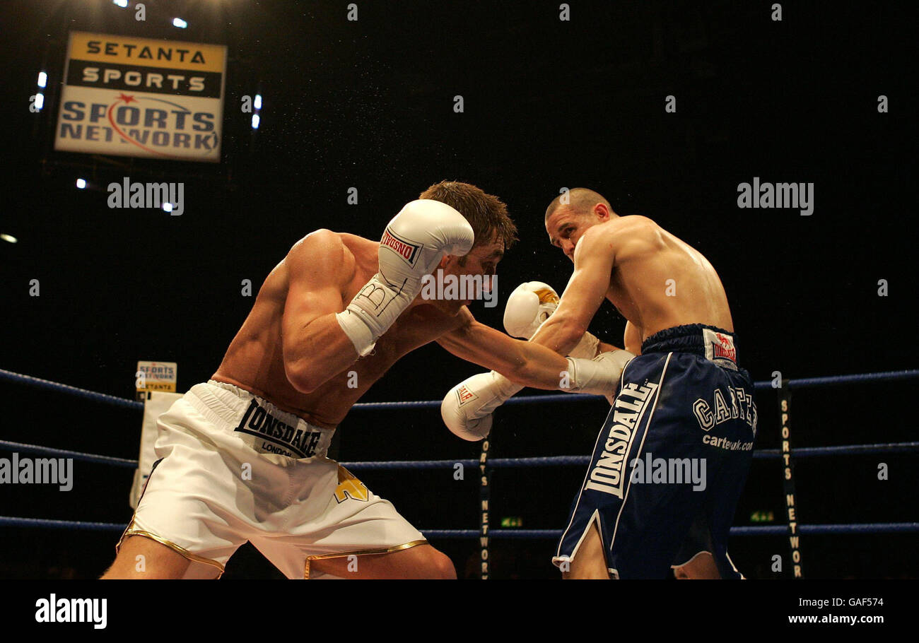 Boxing - WBO World Super-featherweight Title - Meadowbank Arena Stock ...