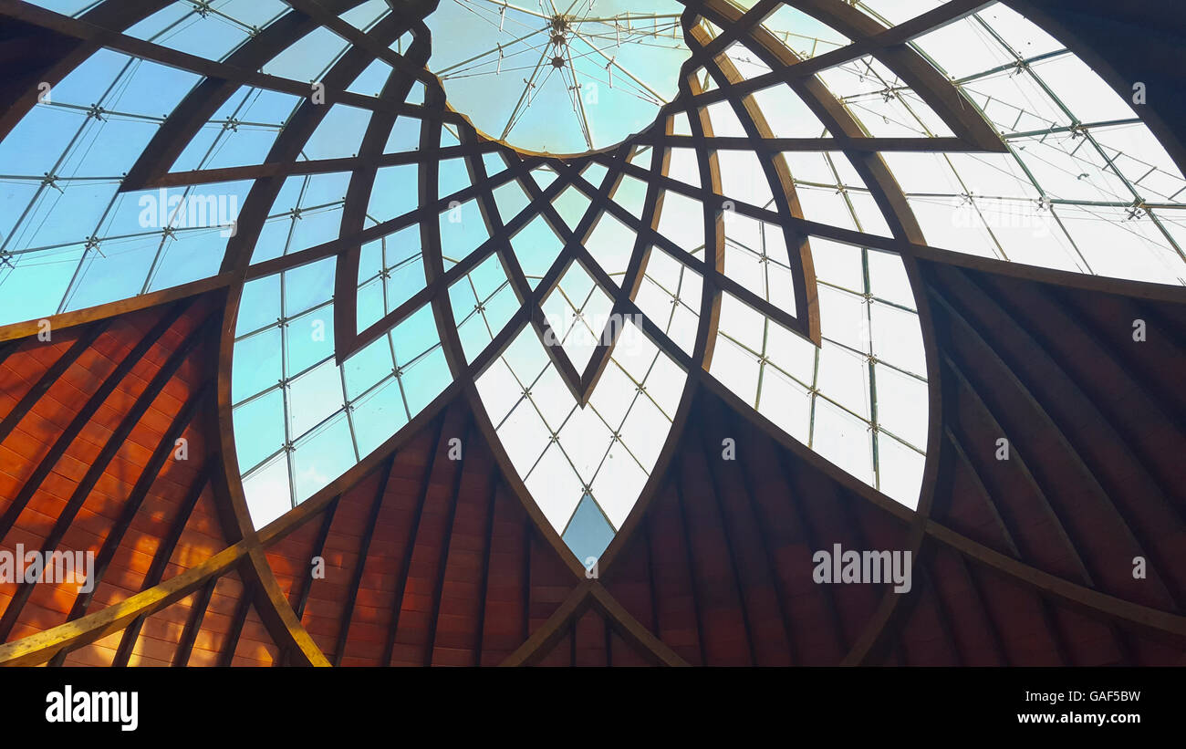 Abstract of modern architecture building interior Stock Photo - Alamy