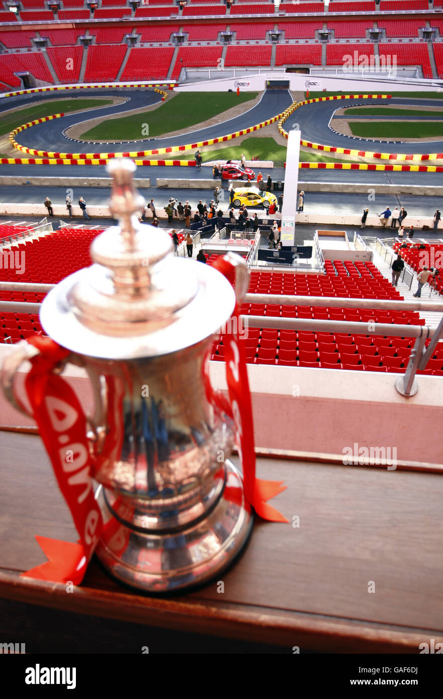 Wembley Stadium has been transformed into a tarmac circuit ready for ...