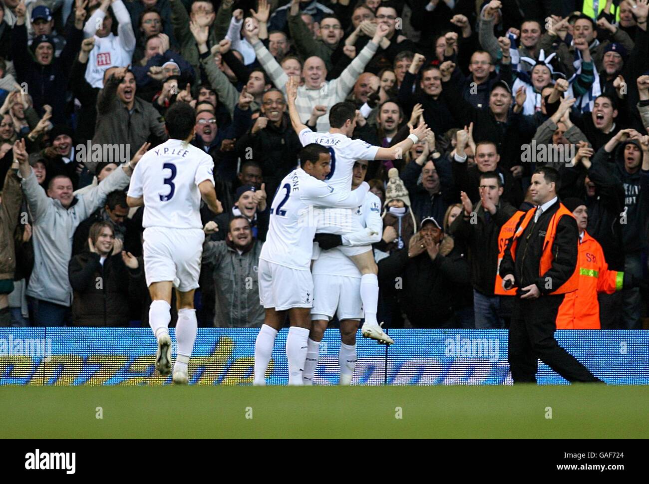 Tottenham Hotspur's Dimitar Berbatov celebrates scoring his sides first ...