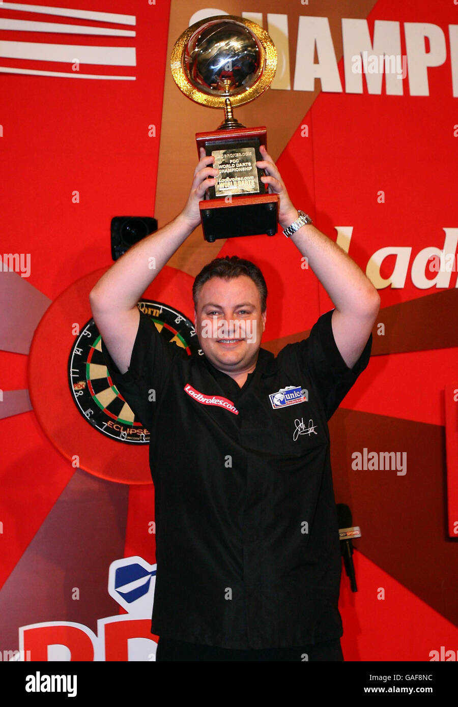 Pdc darts world championship trophy hi-res stock photography and images ...