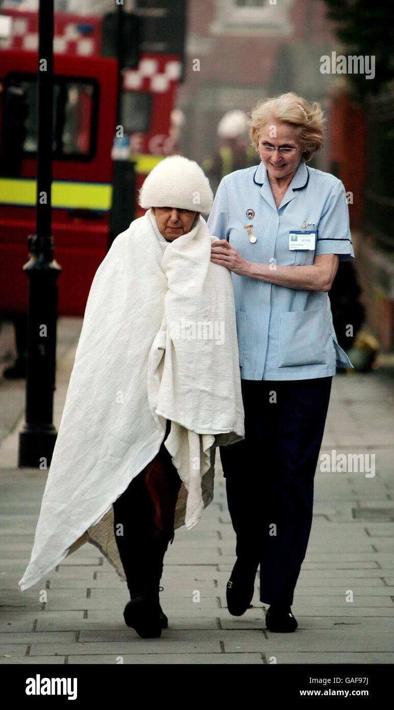 Fire at the Royal Marsden Hospital Stock Photo - Alamy