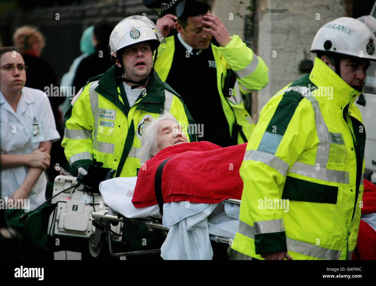 Fire at the Royal Marsden Hospital Stock Photo - Alamy