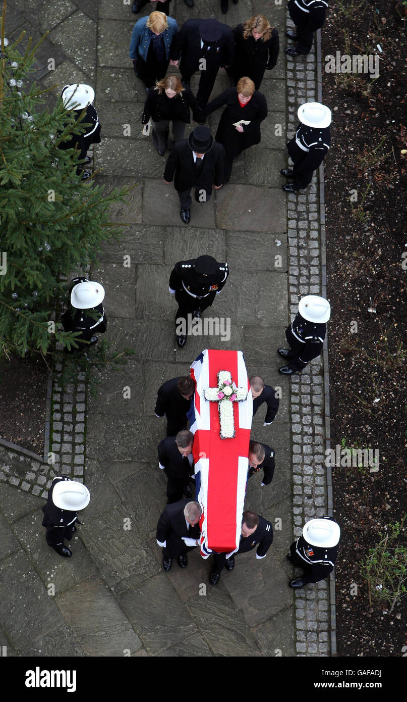 Yates funeral coffin hi-res stock photography and images - Alamy