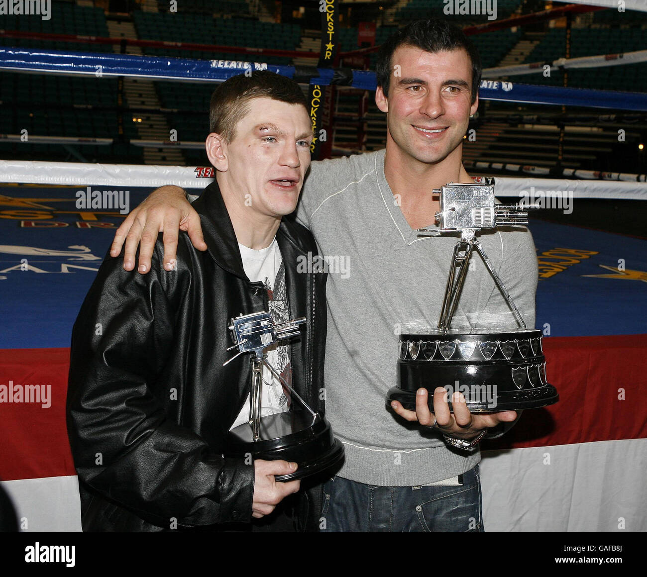The boxer Joe Calzaghe (right), who was voted the BBC Sports ...