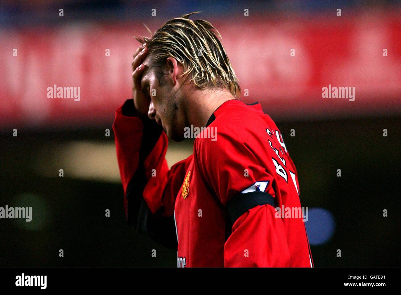 Chelsea v man utd beckham hi-res stock photography and images - Alamy