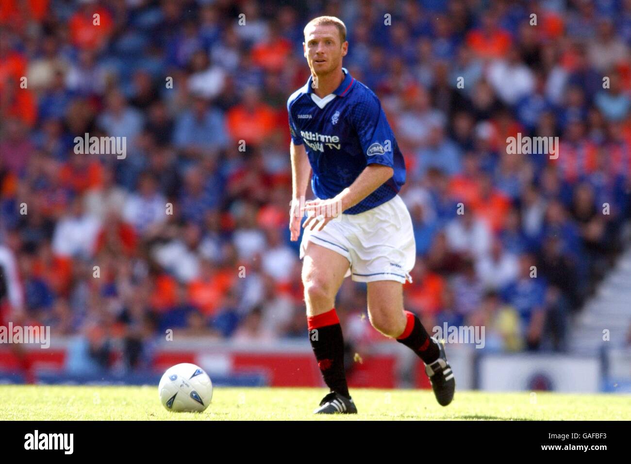 Rangers' Craig Moore in action during his team's 2-0 victory over ...