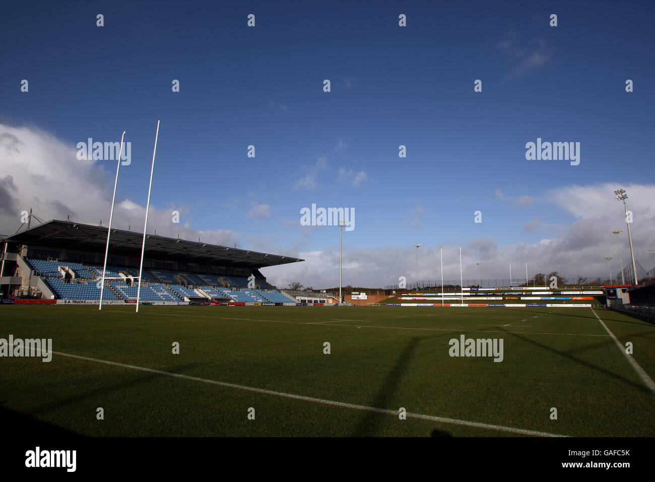 Rugby Union - Exeter Chiefs - Sandy Park - Exeter Stock Photo - Alamy