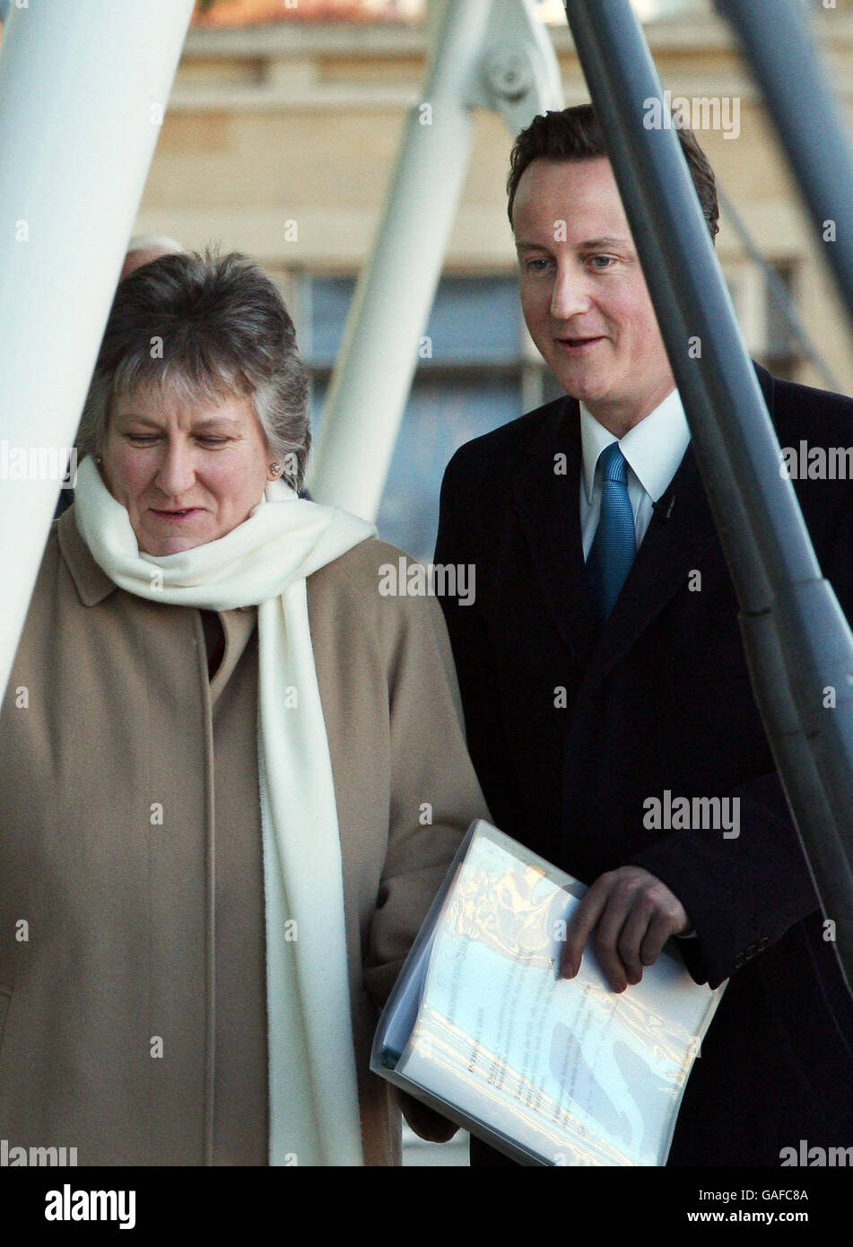 Cameron visits Edinburgh Stock Photo - Alamy