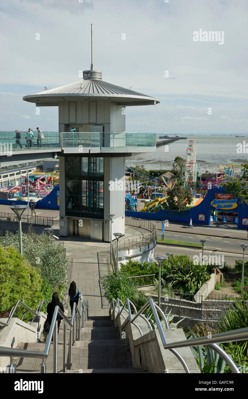 Sea front arcades at Southend-on-Sea. Essex.UK Stock Photo - Alamy