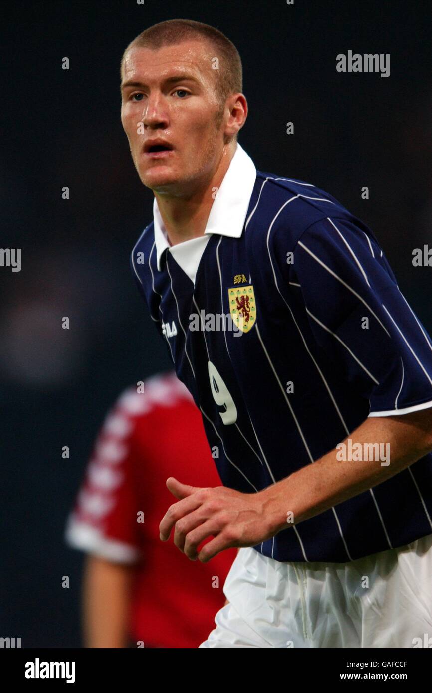 Scotland's Kevin Kyle in action during his team's 1-0 defeat against ...