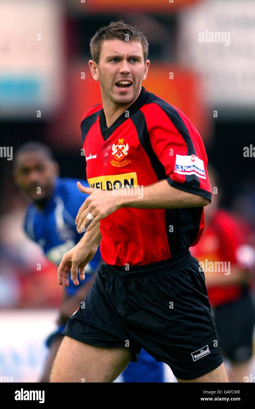 Kettering Town's Mark Haran in action during the 1-1 draw against ...