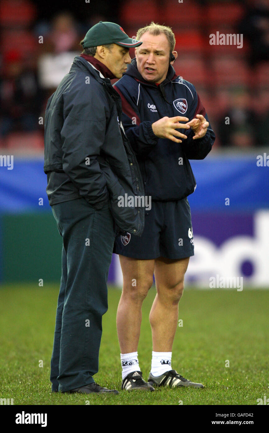 Marcelo Loffreda, Leicester Tigers Head Coach and Neil Back , Technical ...