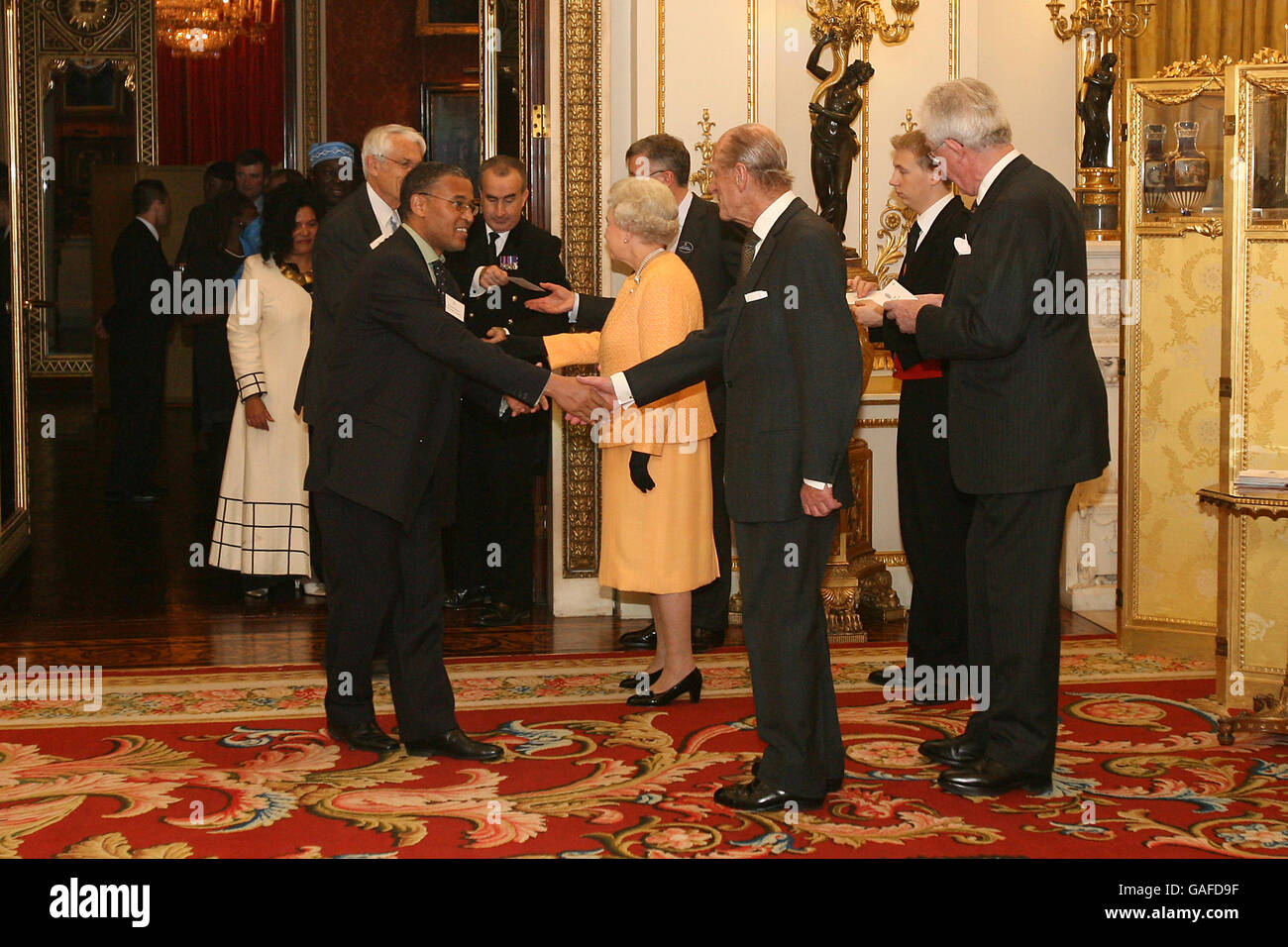 Reception for Commonwealth Africans in the UK Stock Photo - Alamy