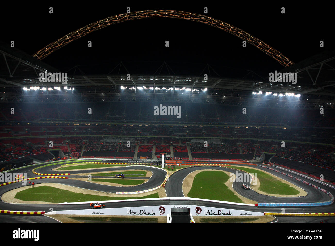 Motor Racing - Race of Champions - Wembley Stadium. Jenson Button and ...
