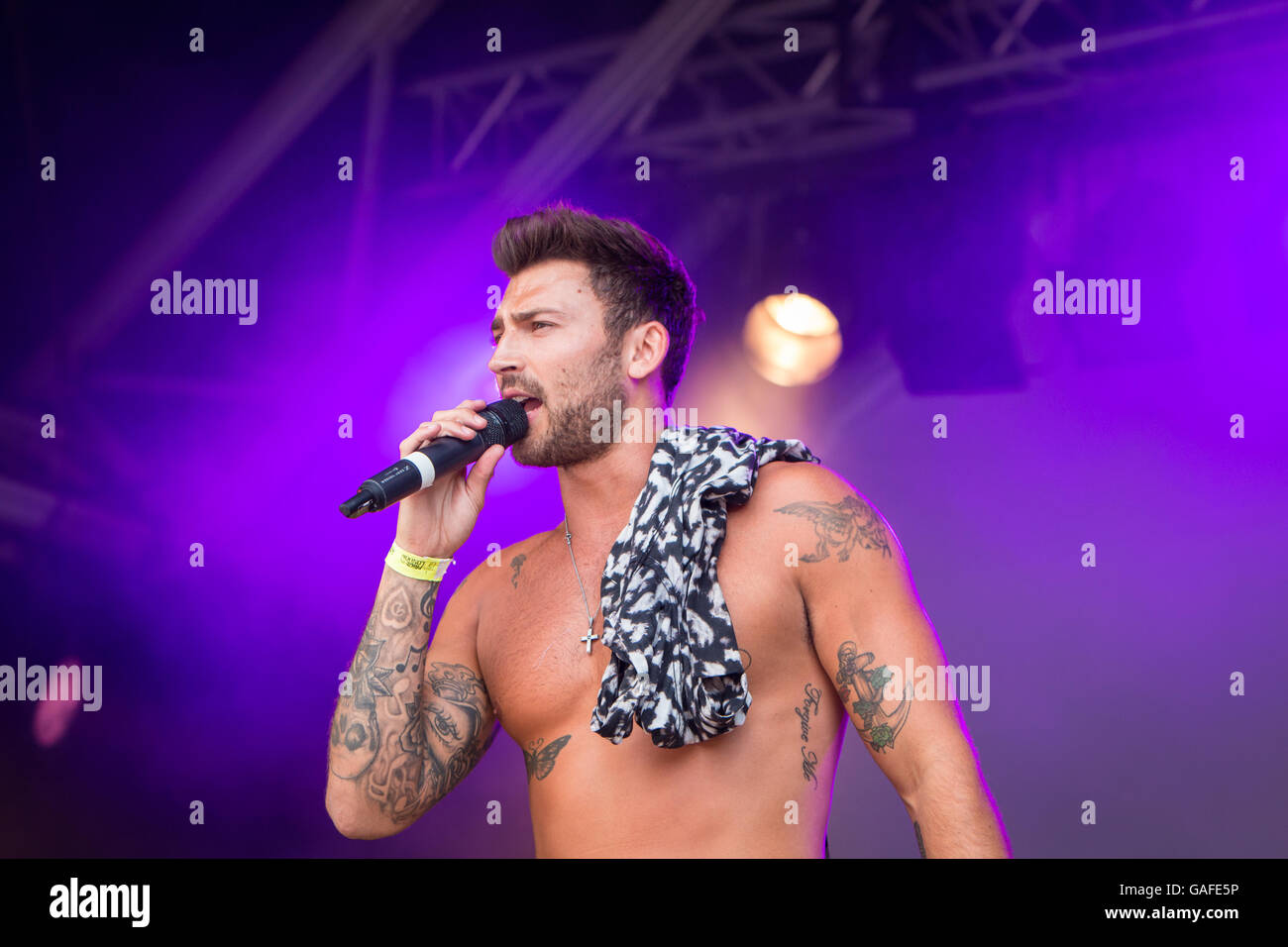 Jake Quickenden at Pride in London 2016 Stock Photo - Alamy