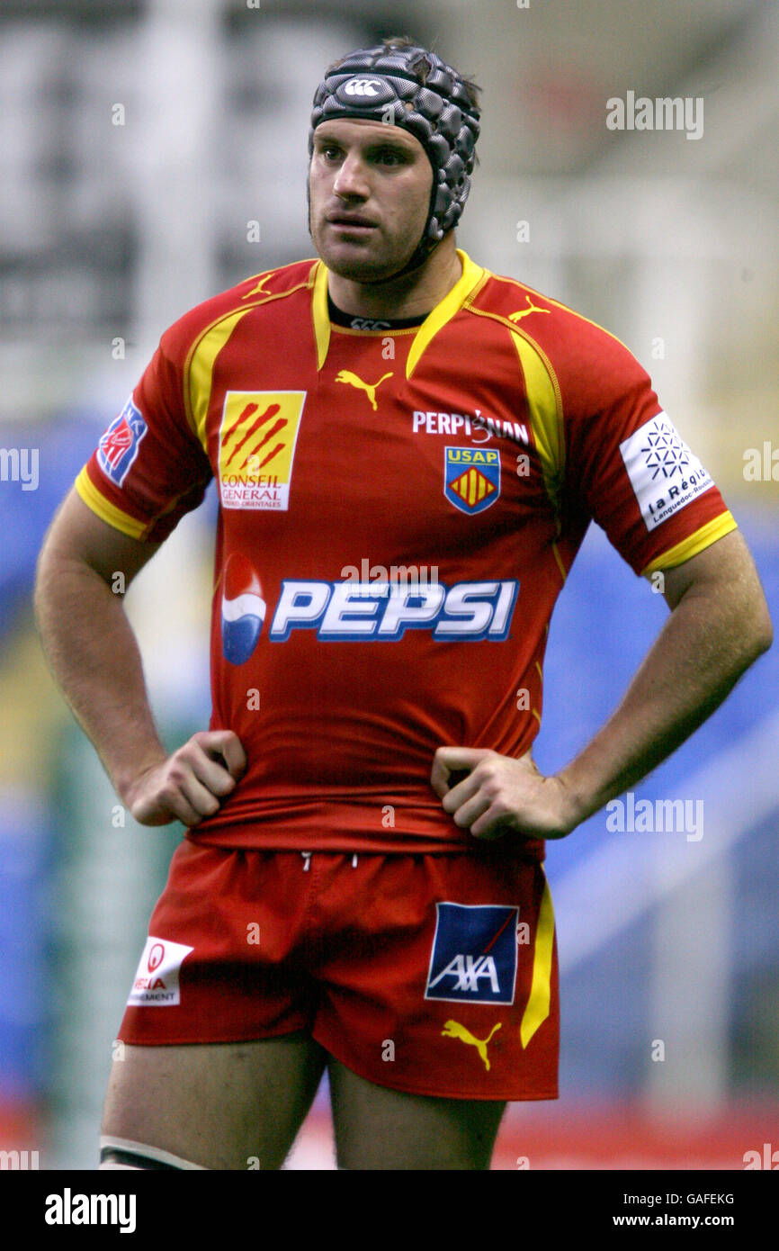 Rugby union heineken cup round london irish perpignan madejski stadium ...