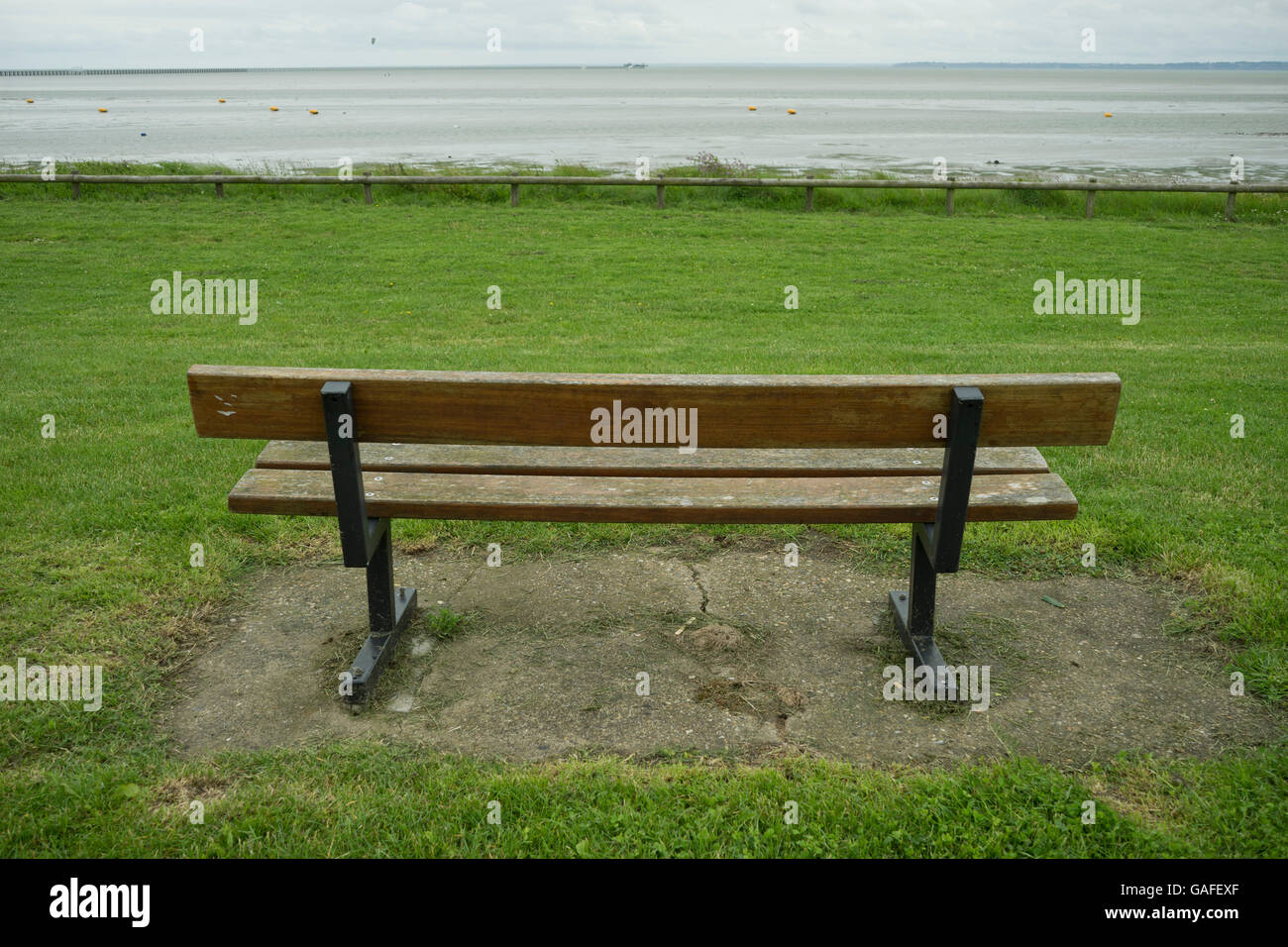 Benches on seaside at Southend-on-Sea. Essex.UK Stock Photo - Alamy