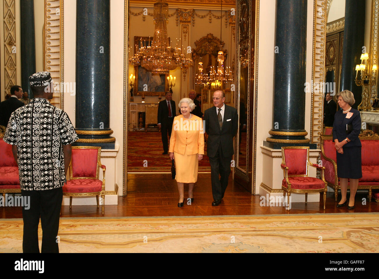 Reception for Commonwealth Africans in the UK Stock Photo - Alamy