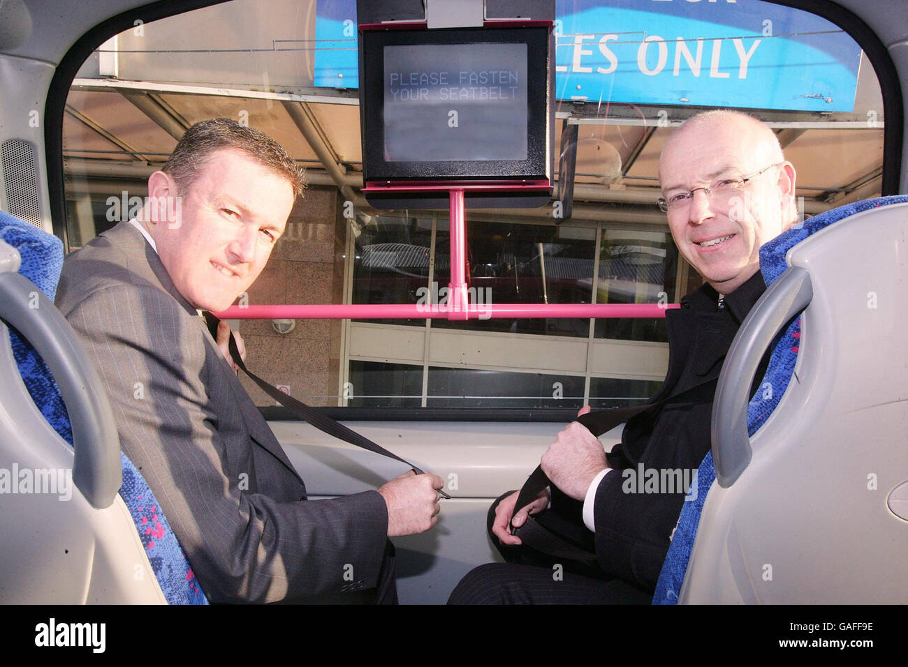 Translink buses unveiled in Ulster Stock Photo - Alamy