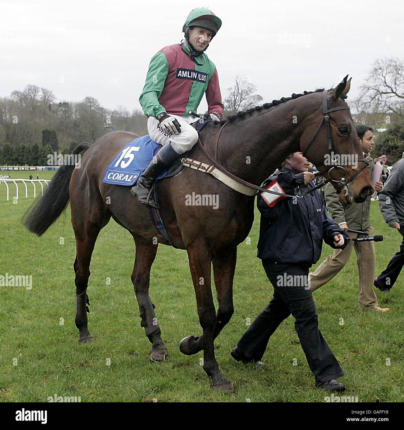 Winner coral welsh national chepstow racecourse hi-res stock ...