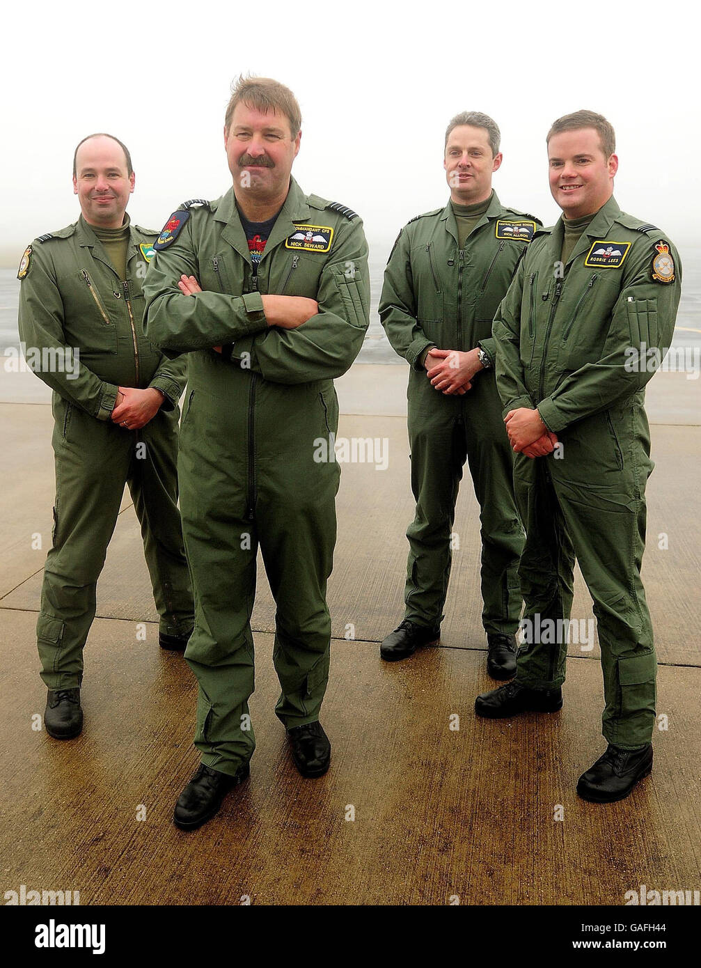 Captain nick seward at raf cranwell in lincolnshire hi-res stock ...