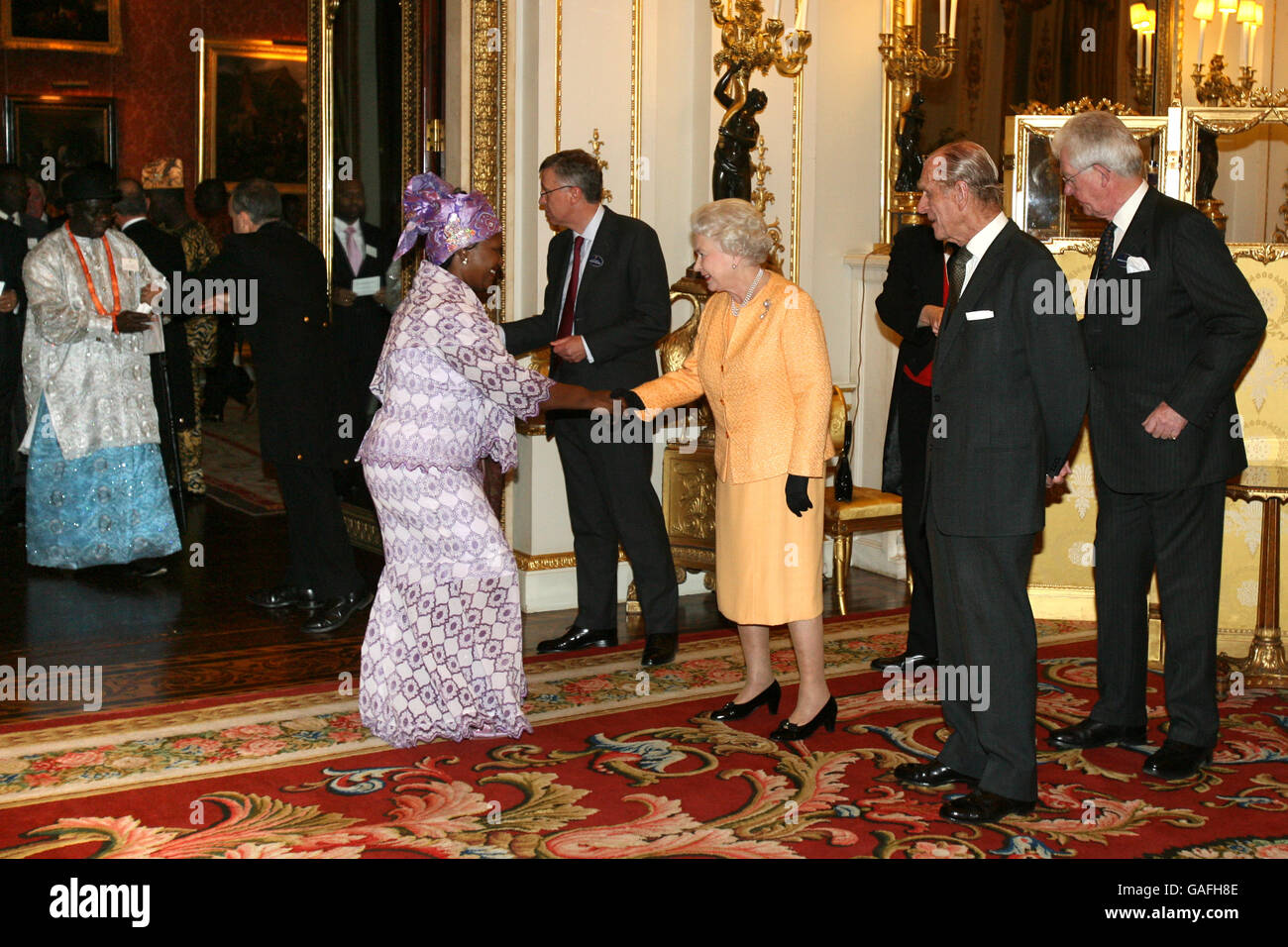 Reception for Commonwealth Africans in the UK Stock Photo - Alamy