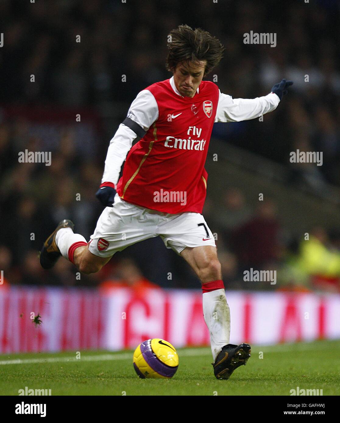 Emirates stadium tomas rosicky hi-res stock photography and images - Alamy