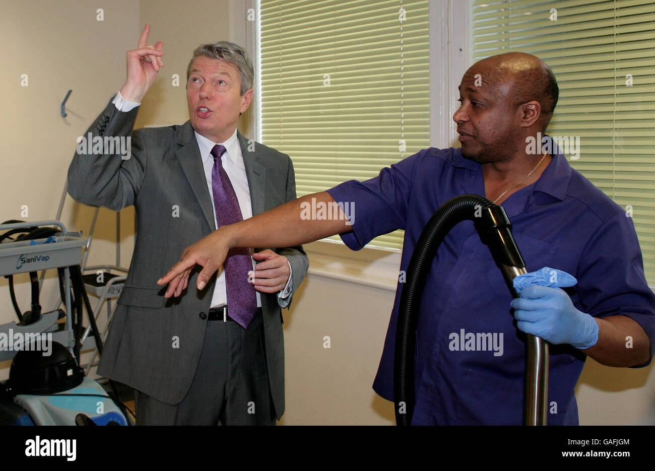 Launches a new hospital infection strategy sees a deep clean hi-res ...