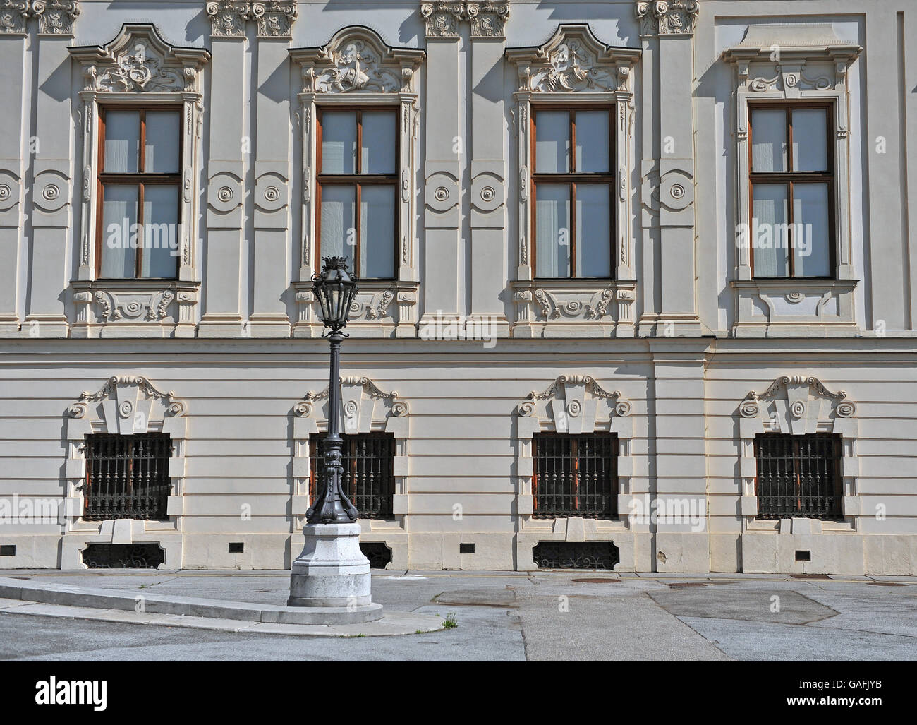Windows of Belvedere palace in Vienna, Austria Stock Photo - Alamy