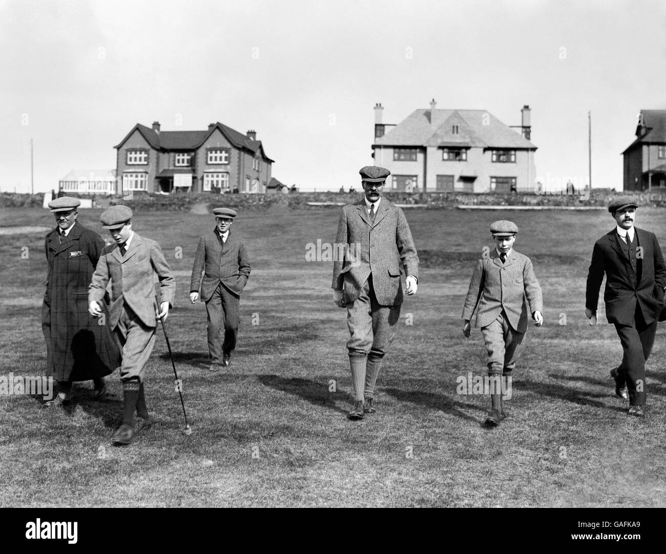 The Prince of Wales (second left), later King Edward VIII, Prince ...