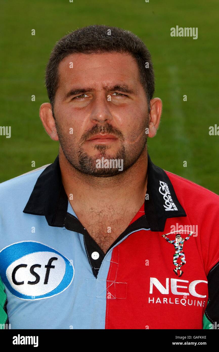 Rugby Union - Zurich Premiership - NEC Harlequins Headshots Stock Photo ...