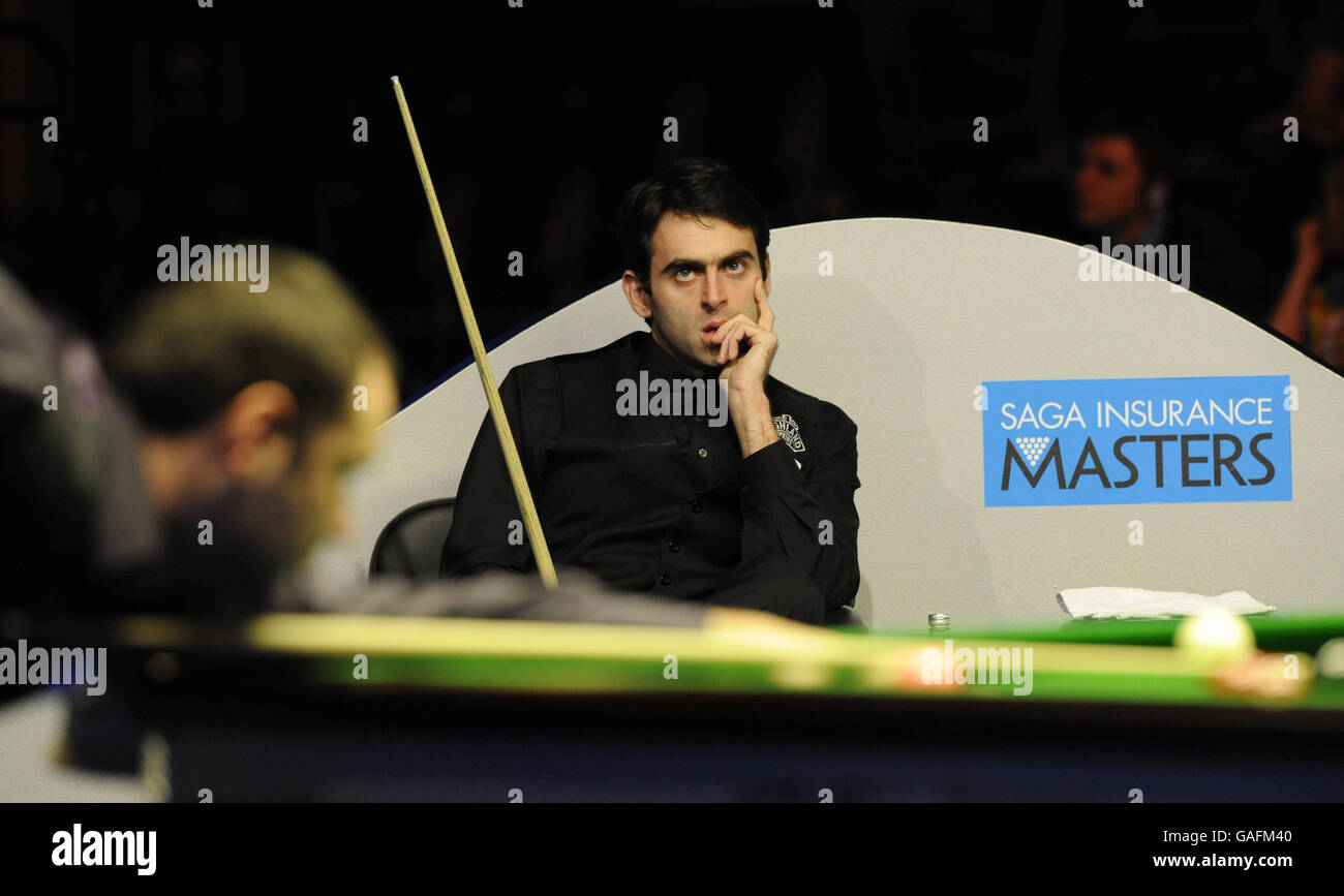 Snooker - SAGA Insurance Masters - Day One - Wembley Arena Stock Photo ...
