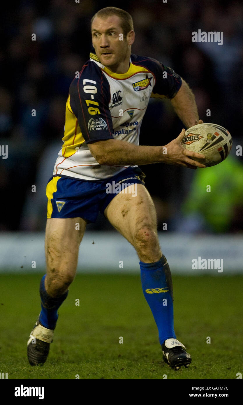 Warringtons michael monaghan friendly match halliwell jones stadium hi ...