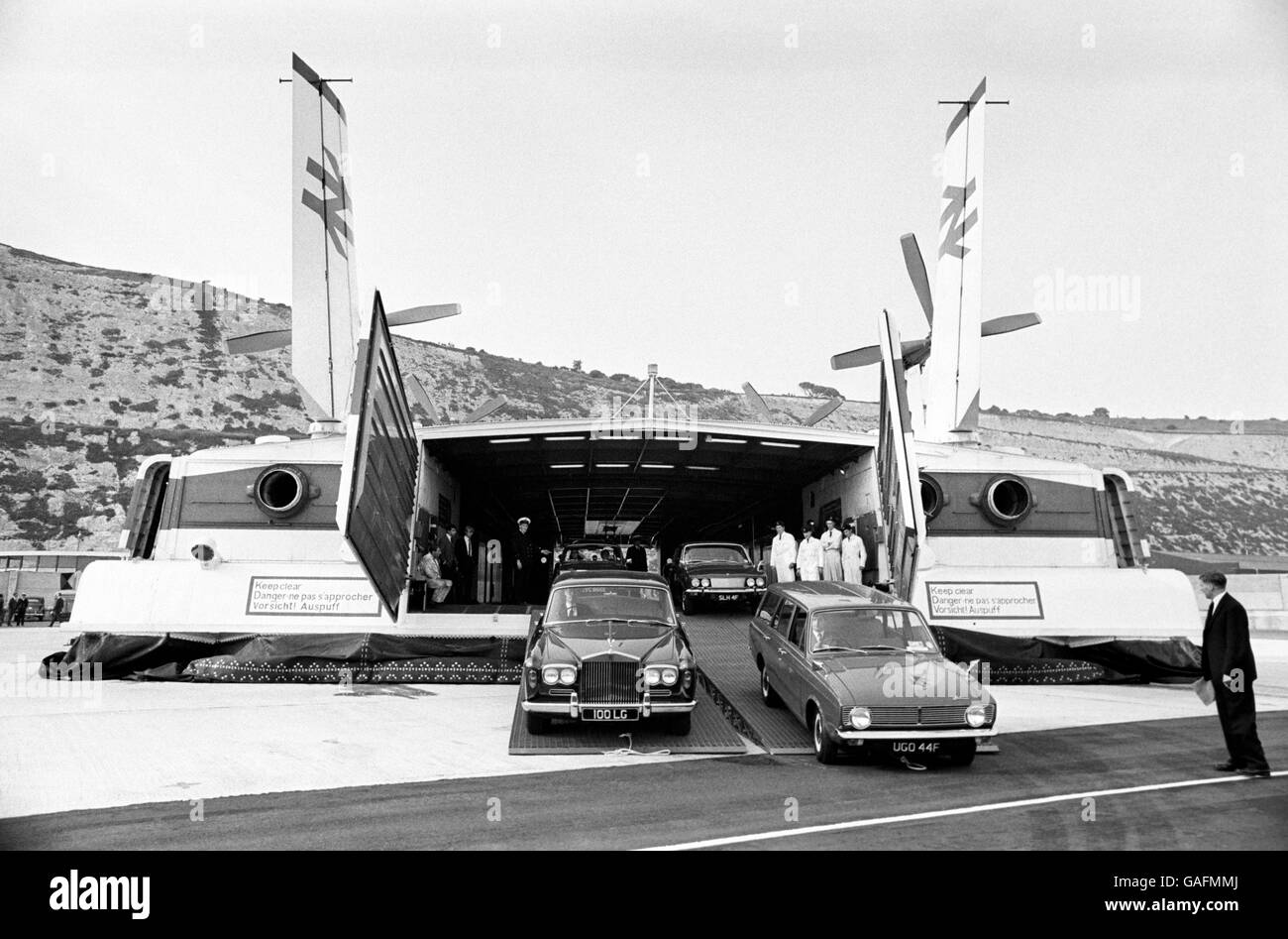Operated by british rail hovercraft limited seaspeed hi-res stock ...